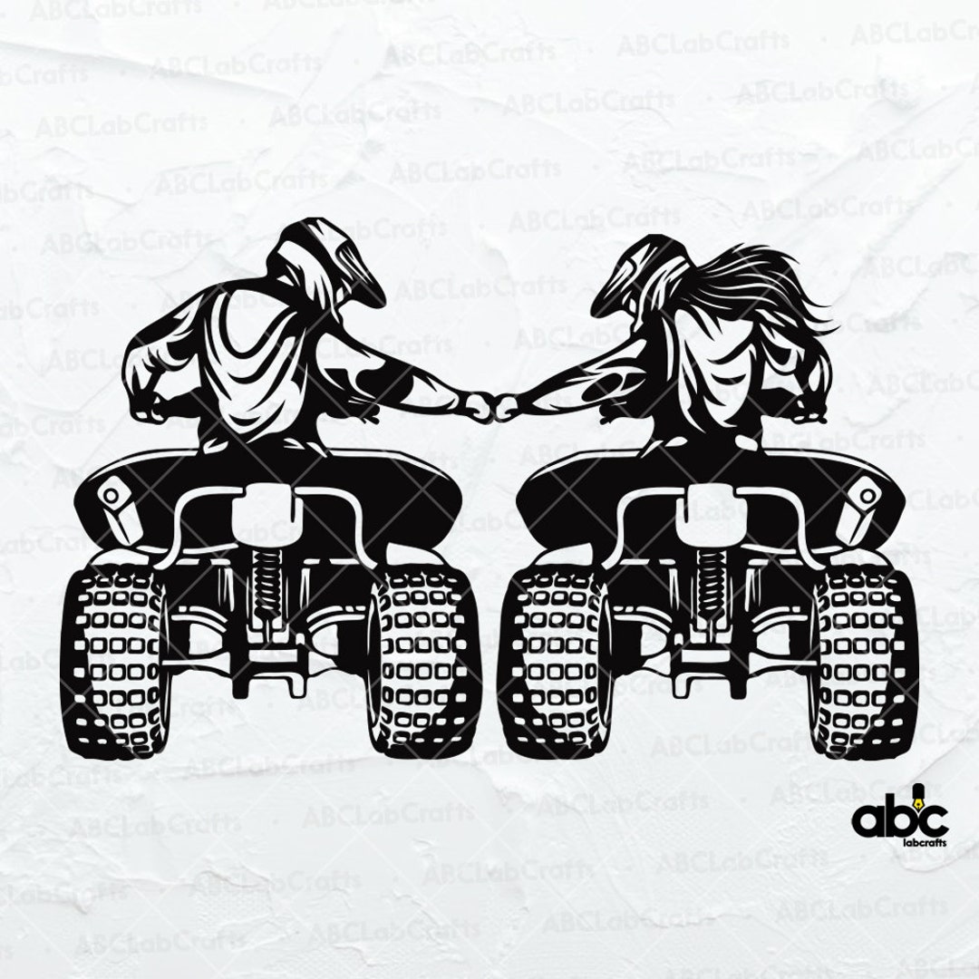 Dou ATV Svg File | Atv Clipart Svg File | Mud Riding Svg | Dirt Riding ...