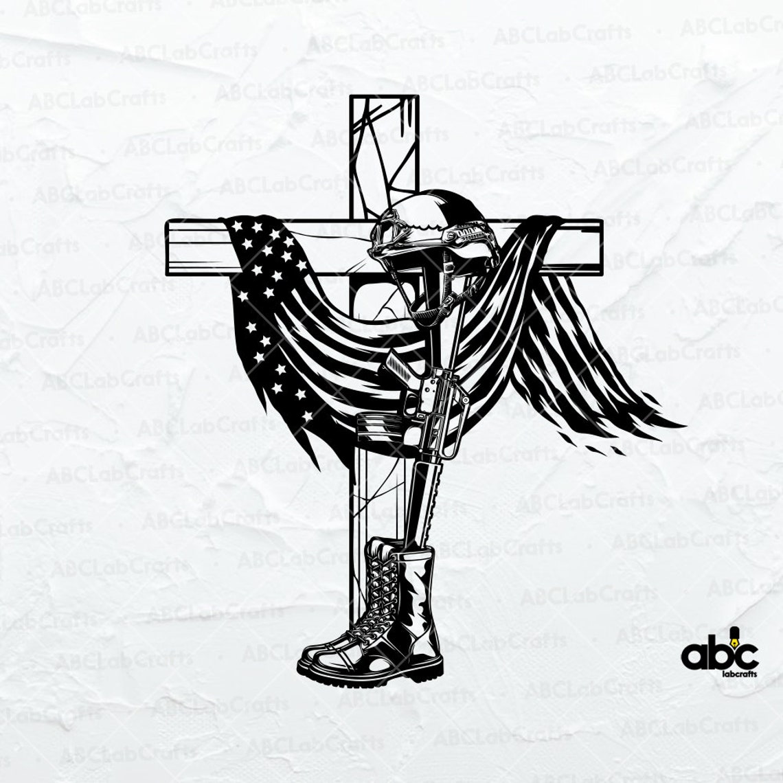 Veteran Memorial Cross Svg File | Patriotic Svg | Memorial Day | US ...