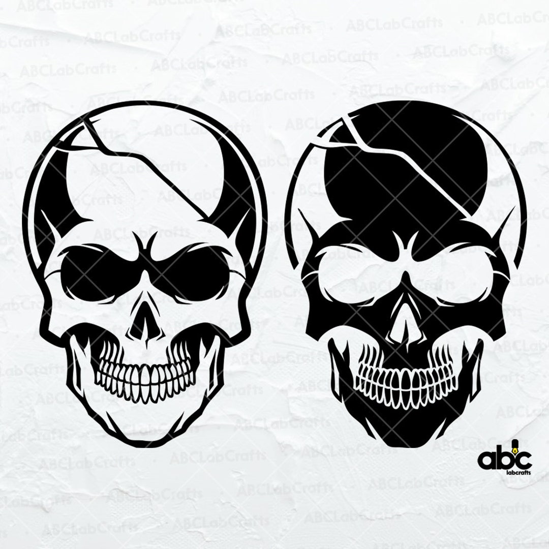 Skull Svg File | Skull Head Svg | Skull Clipart | Skull Shirt | Skull ...
