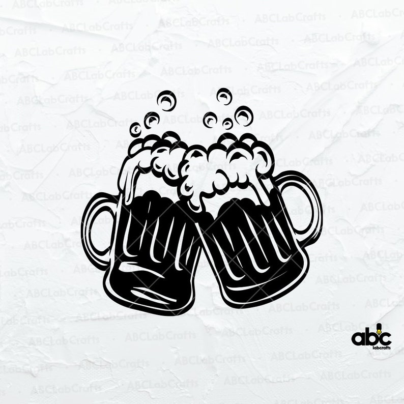 Beer Mug Cheers Svg File Beer Glass Svg Beer Mug Clipart - Etsy