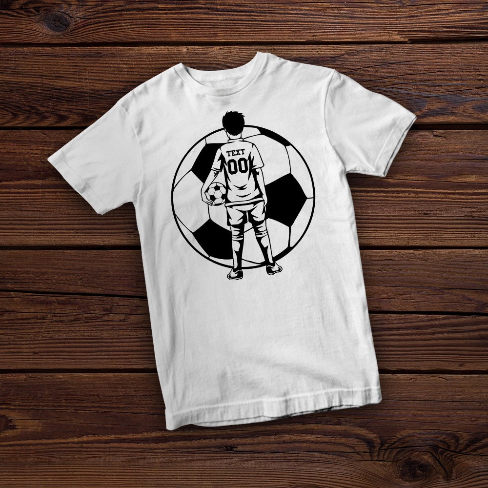Soccer Kid Player Svg File | Personalized Soccer Svg | Soccer Clipart ...