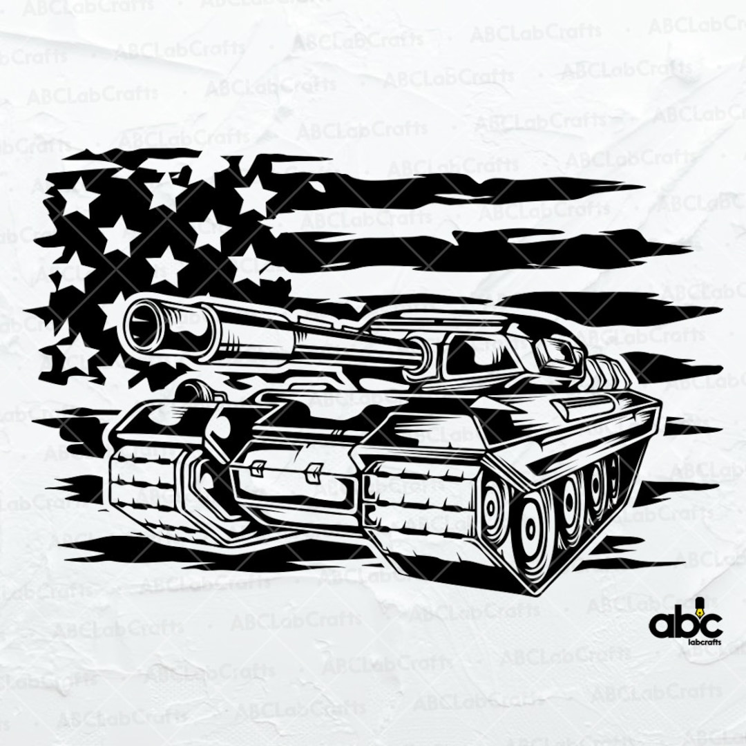 US Military Tank Svg File Tank Svg United States Tank Svg Combat ...