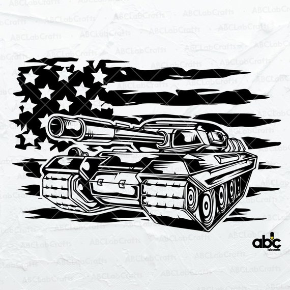 US Military Tank Svg File Tank Svg United States Tank Svg - Etsy