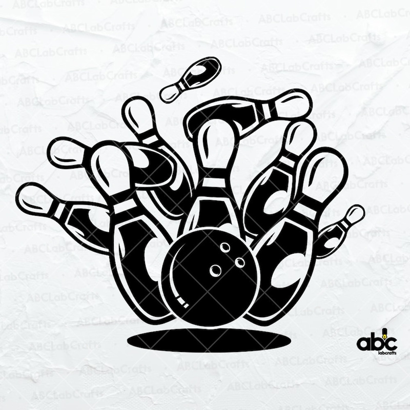 Bowling Svg - Etsy