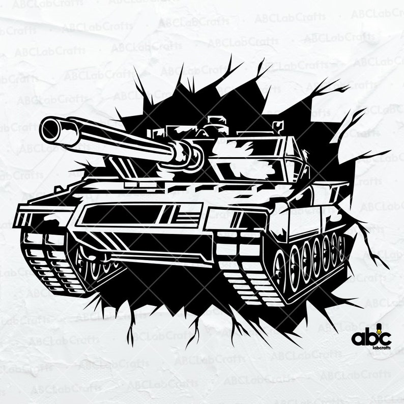 Smashing Tank Svg File Army Svg Marines Svg Battle War - Etsy