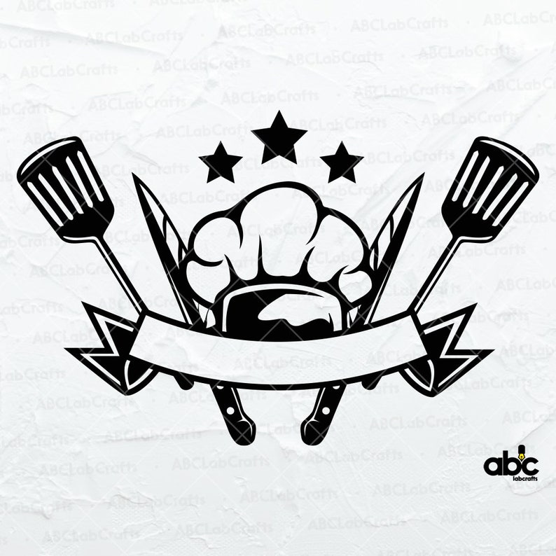 Chef Svg File | Chef Clipart | Chef Svg Files for Cricut | Cooking Logo ...