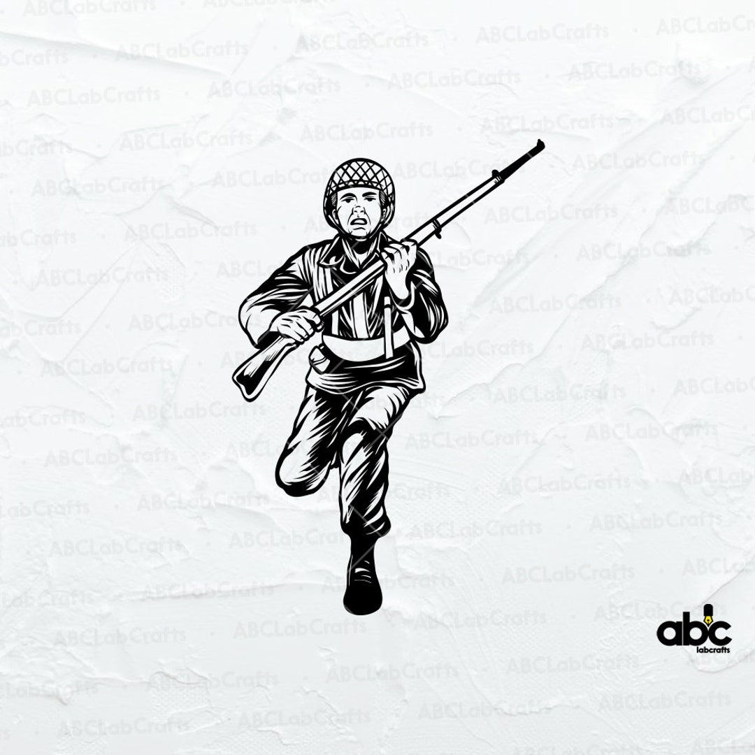 US Soldier Svg File | Military Png | Military Svg | Soldier Cut File ...