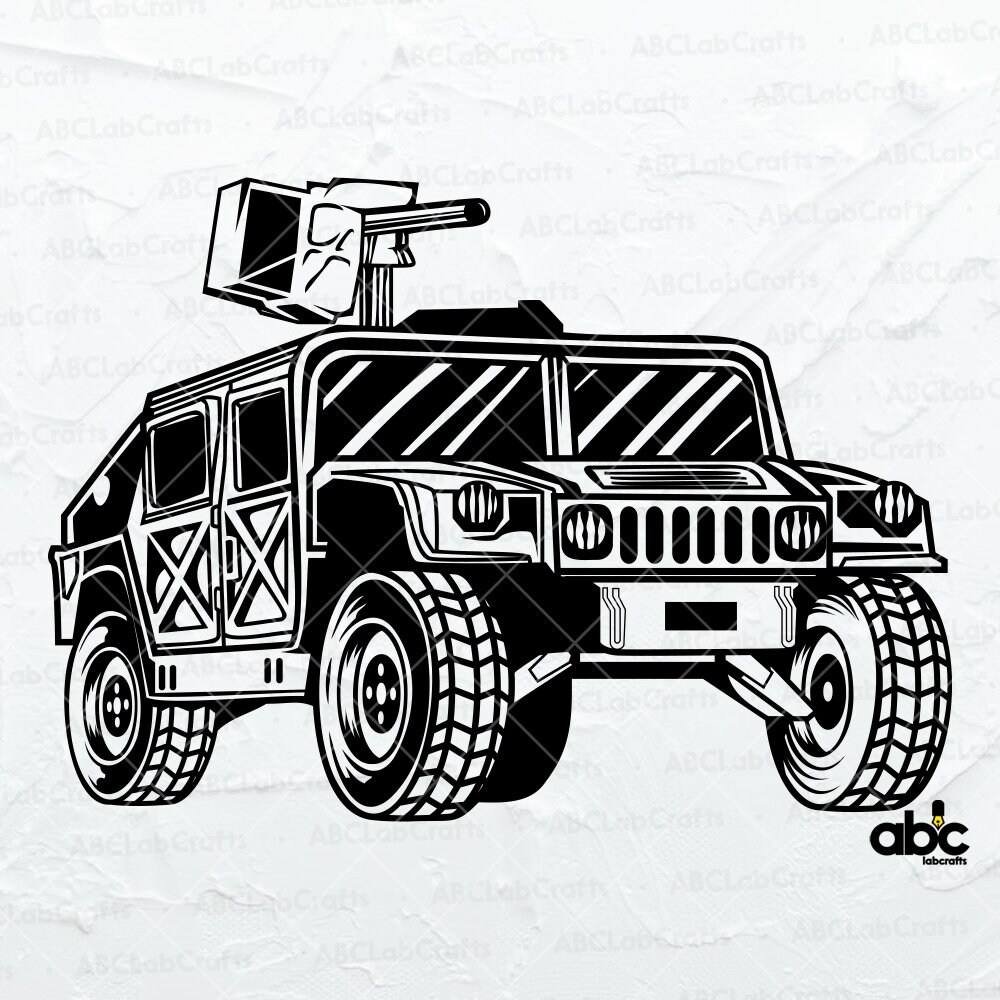 Combat Truck Svg File Military Truck Svg US Army Svg - Etsy Hong Kong