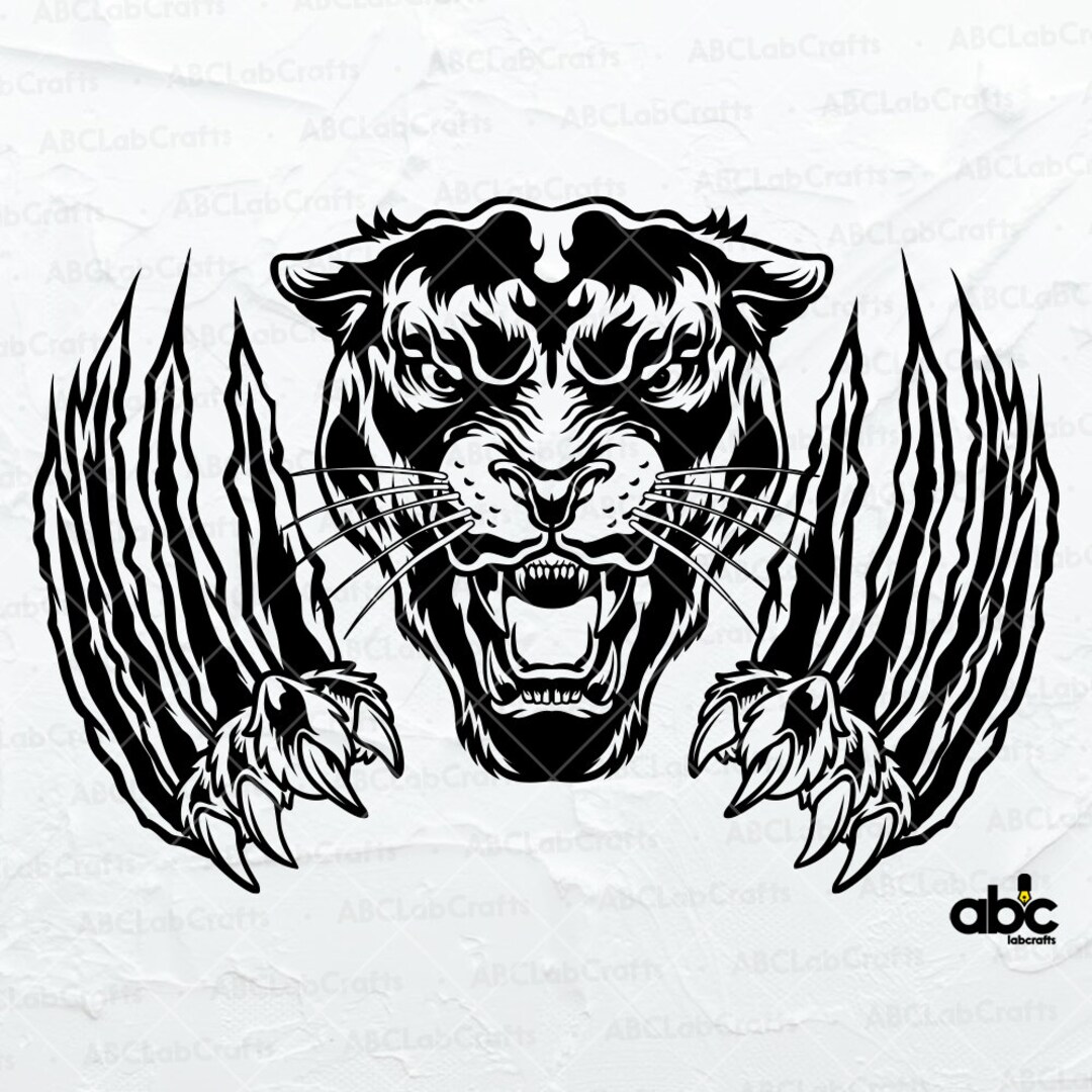 Panther Claws Scratch Svg File Wild Animals Svg Panther Svg Panther ...