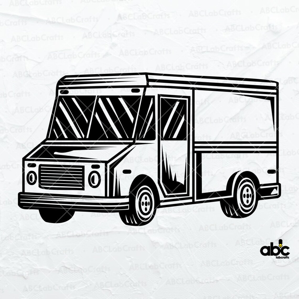 Delivery Van Svg File | Delivery Truck Svg | Mailman Svg | Delivery Man ...