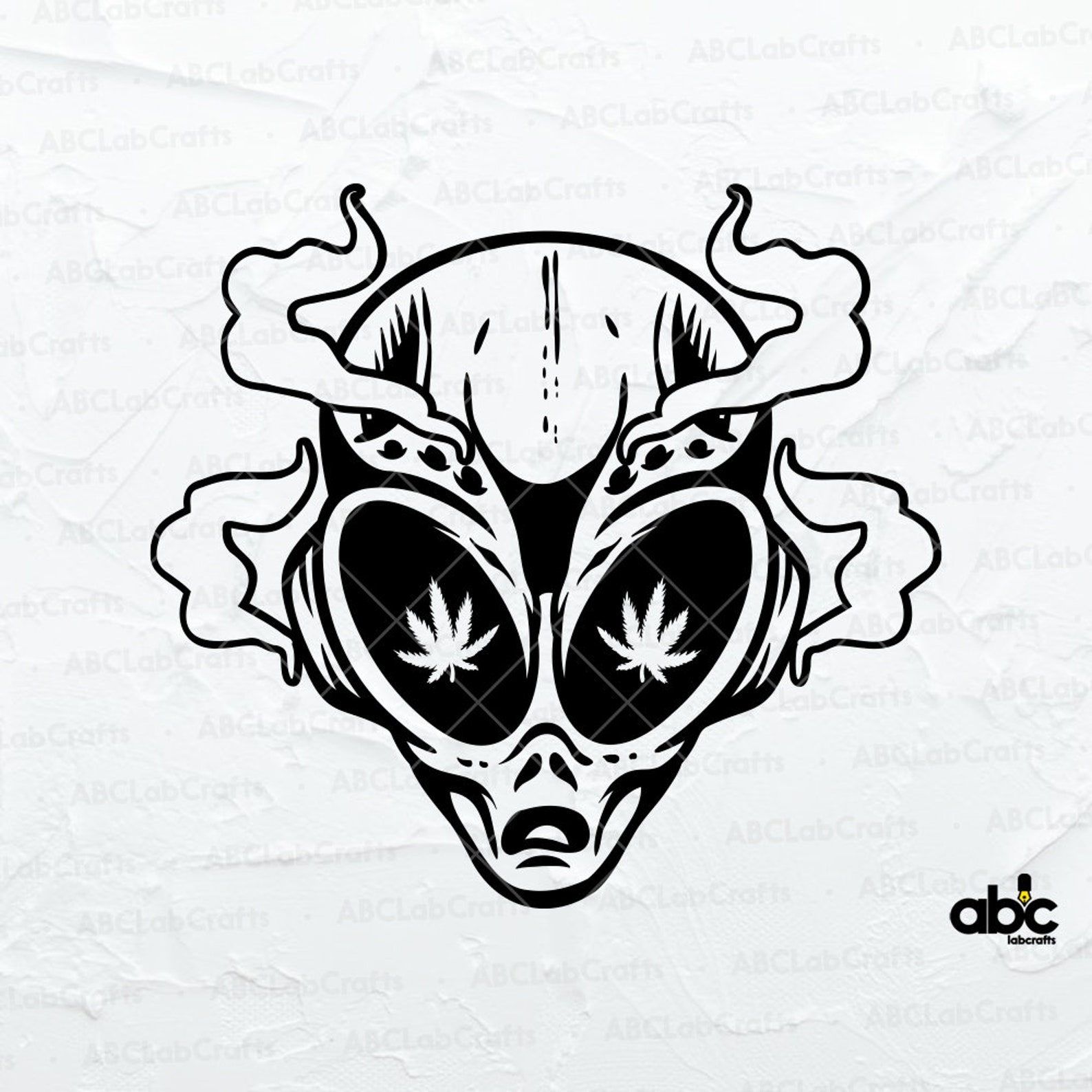 Weed High Alien Svg File Alien Svg Alien Smoking Weed | Etsy België
