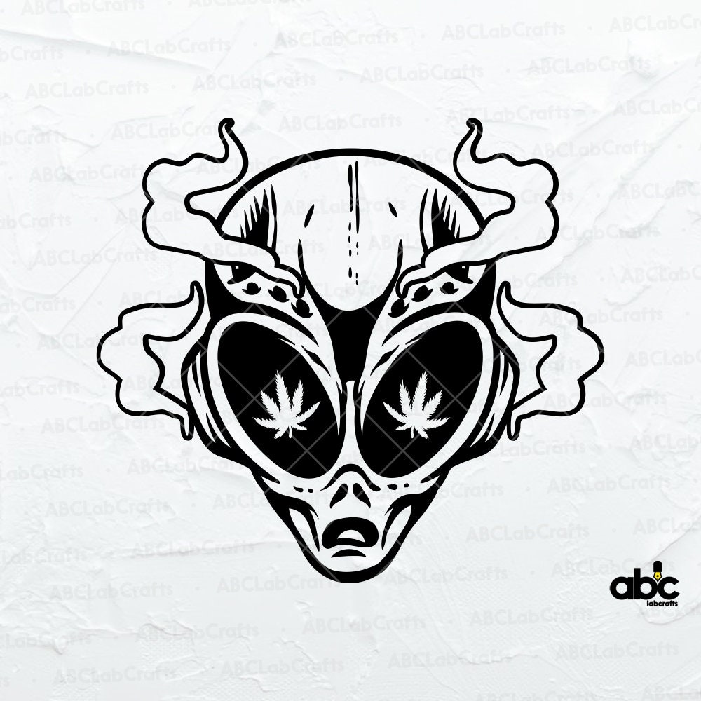 Weed High Alien Svg File Alien Svg Alien Smoking Weed - Etsy Ireland
