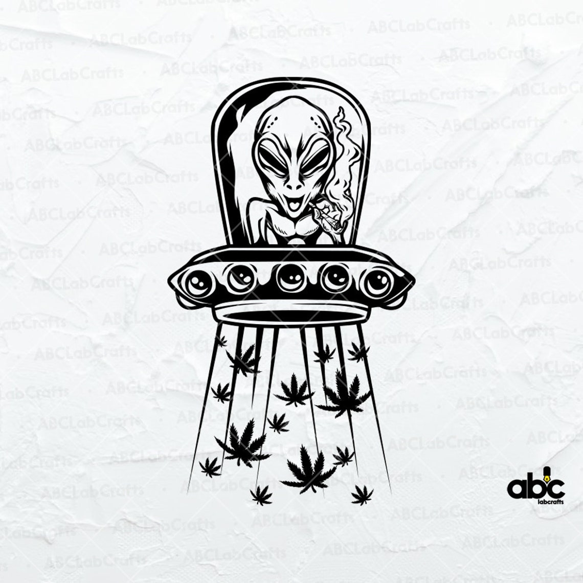 Alien Smoking Weed Svg File Smoking Cannabis Shirt Svg - Etsy