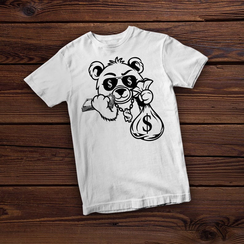 Gangster Teddy Money Bill Svg File Gangster Animal Svg - Etsy Gangster Teddy Money Bill Svg File Gangster Animal Svg - Etsy