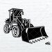 Loader Truck Svg File Loader Truck Driver Svg Backhoe Loader Svg ...