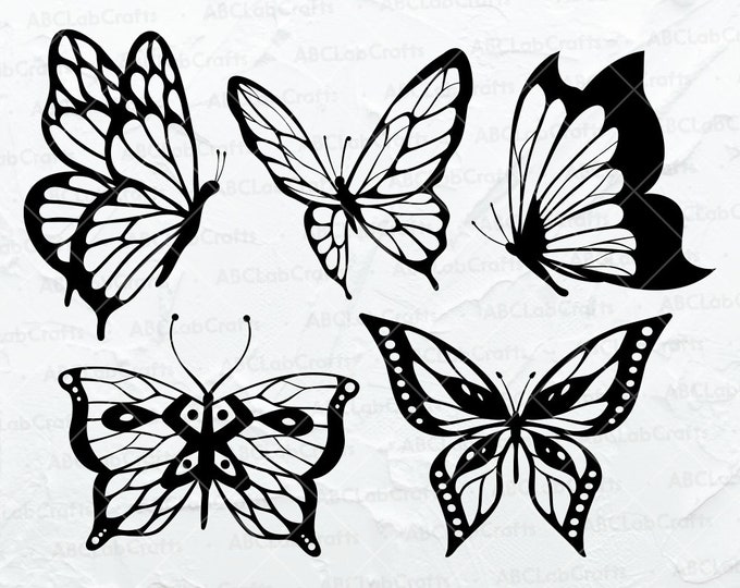 Fluttering Butterflies SVG, Butterfly SVG Cut Table Design,svg,dxf,png ...