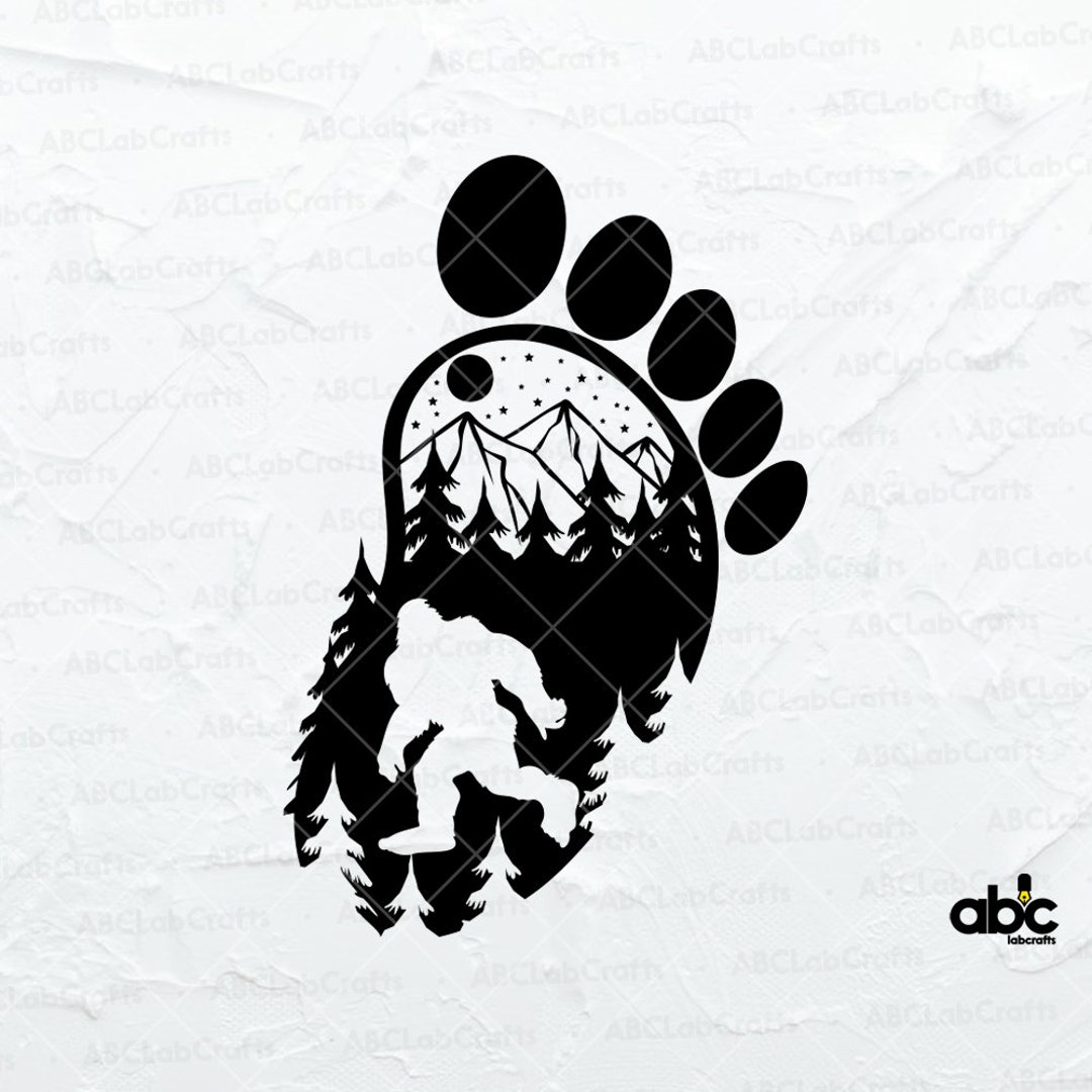 Bigfoot Svg File | Big Foot Svg | Big Foot Svg Cut Files for Cricut ...