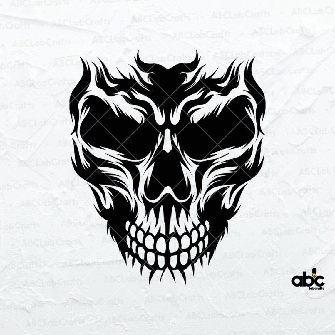 Skull Svg File | Skull Png | Skull Design Svg | Skeleton Svg ...