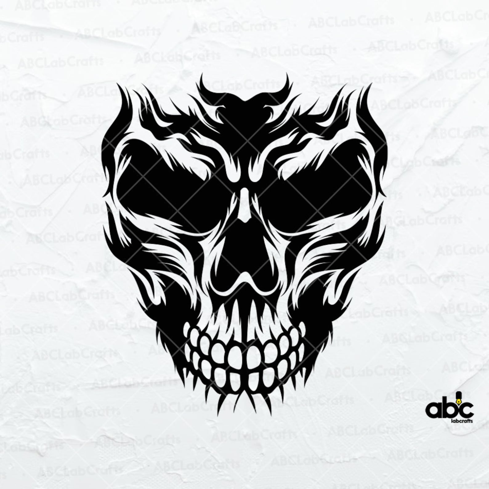 Skull Svg File | Skull Png | Skull Design Svg | Skeleton Svg ...