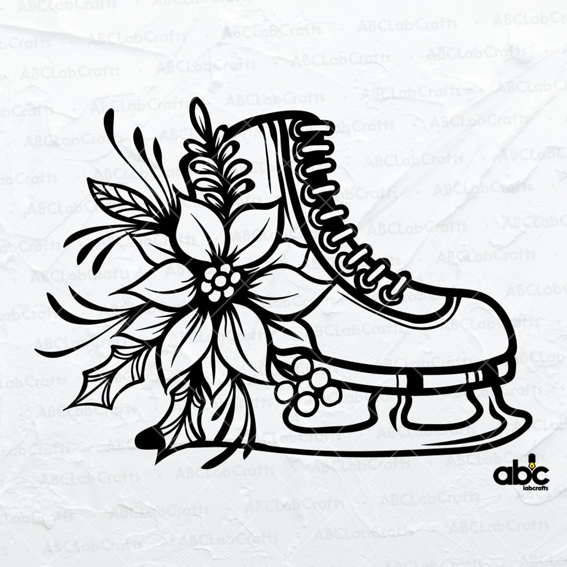 Ice Skates Svg File Winter Svg Winter Sports Svg Ice - Etsy