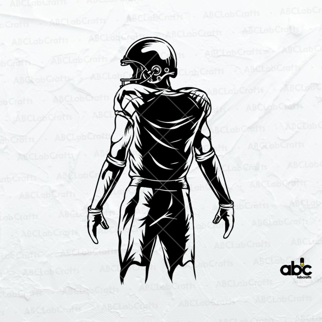 Football Player Svg File | Football Shirt Svg | Football Fan Svg ...