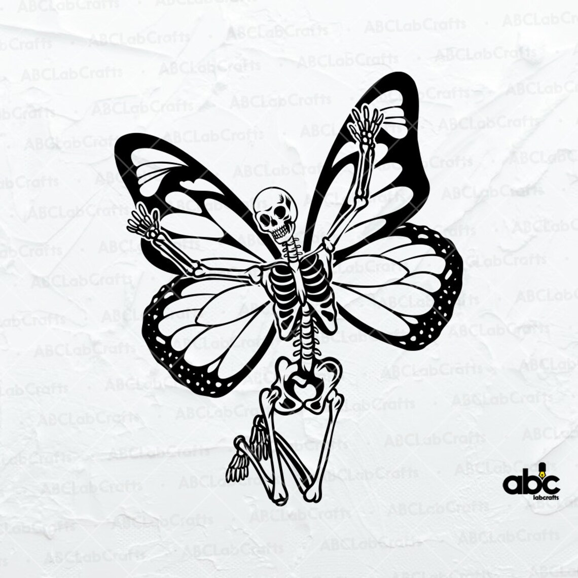 Skeleton Butterfly Svg File Butterfly Svg Magical Svg - Etsy