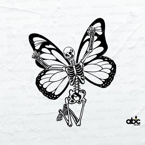 Skeleton Butterfly Svg File Butterfly Svg Magical Svg - Etsy Australia