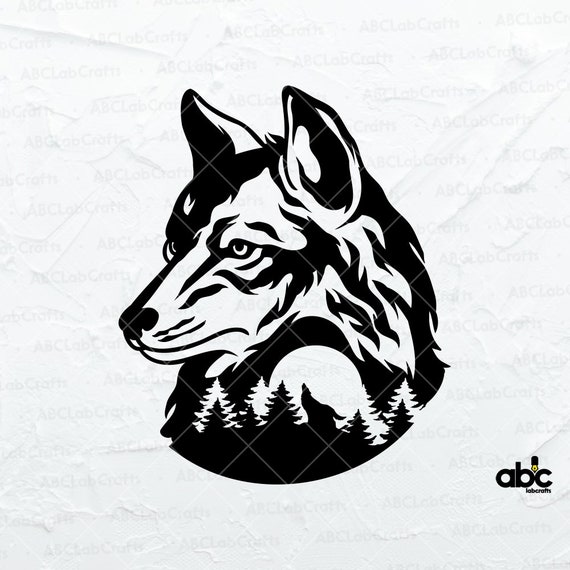 Wolf Svg File Wild Wolf Svg Wild Wolf Png Wild Animal - Etsy