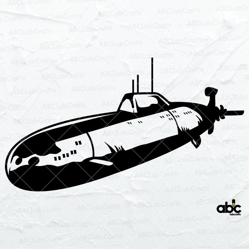 Submarine Svg File | Navy Svg | Warship Svg | Submarine Png ...