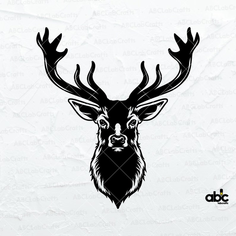 Buck Head Deer Svg Deer Hunting Svg Deer Hunter Svg - Etsy