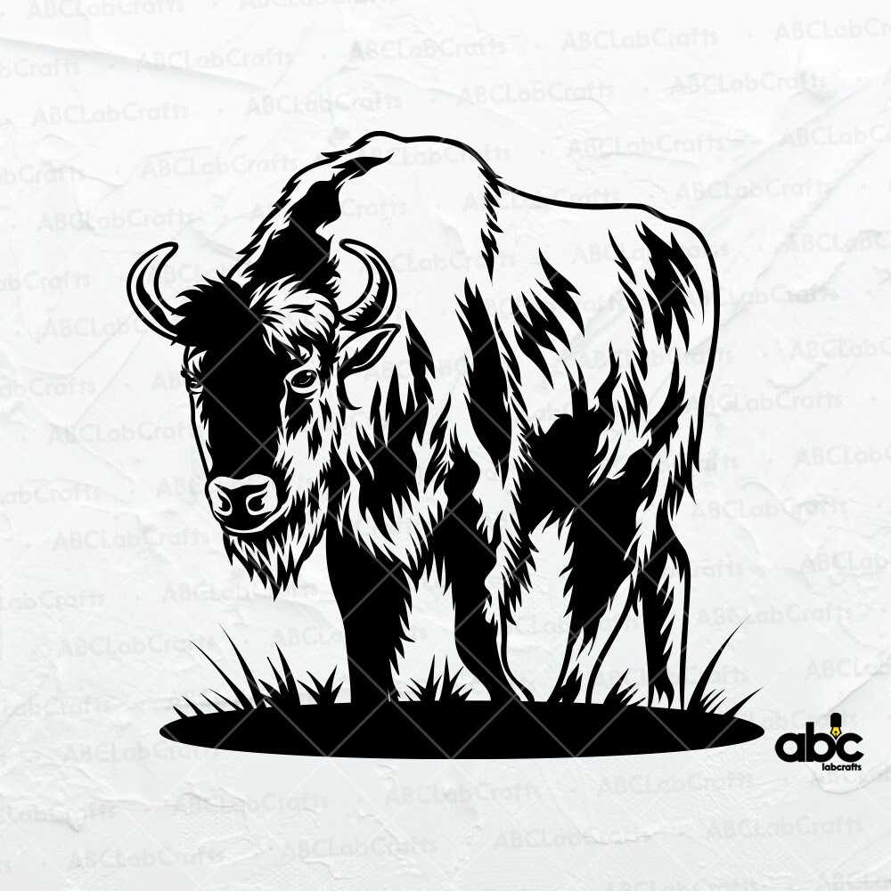Bison Buffalo Svg File Buffalo Png Animal Svg Outdoor - Etsy Australia