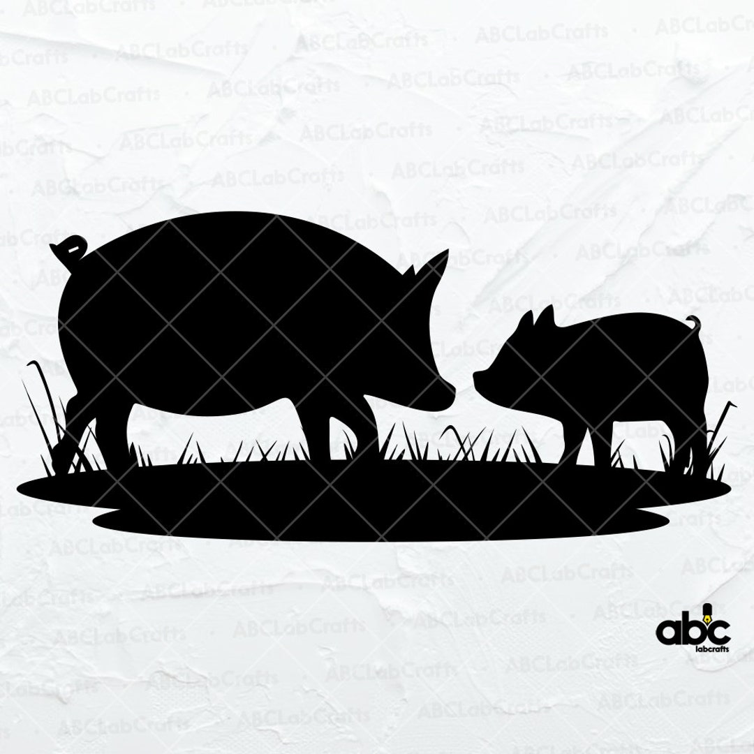 Pig Farm Svg File | Pig Svg | Farmer Svg| Farm Animal Svg | Pig Png ...
