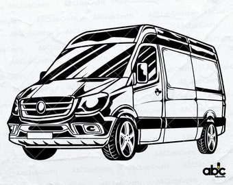 Cargo Delivery Van SVG Moving Vehicle SVG Delivery Van Truck Svg ...