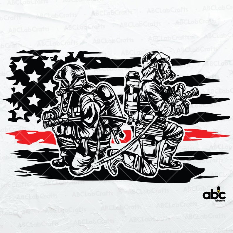 US Fire Fighter Svg File US Fireman Svg Us Rescue Svg - Etsy