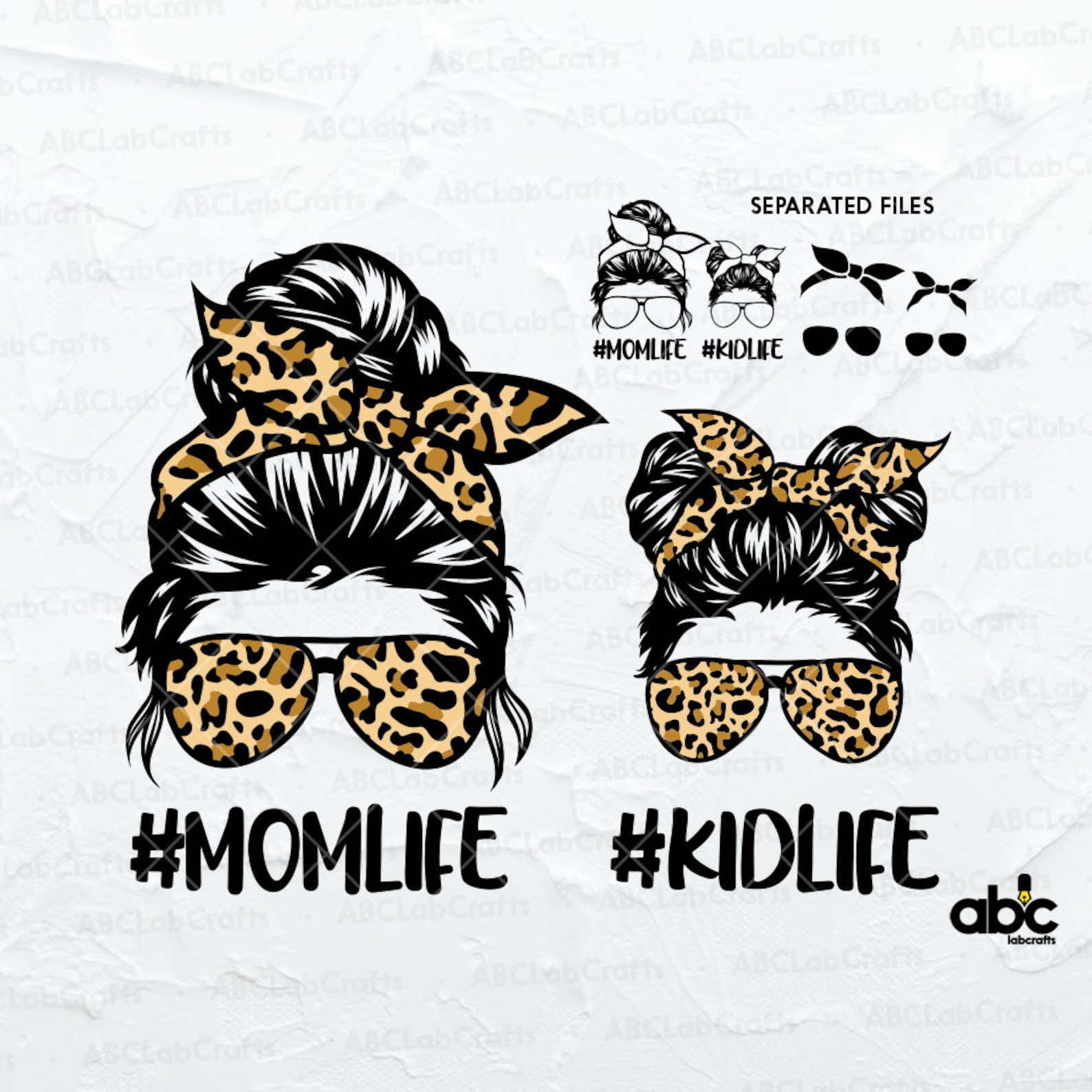 Mom Life Kid Life Svg File Leopard Mom Svg Momlife Svg - Etsy