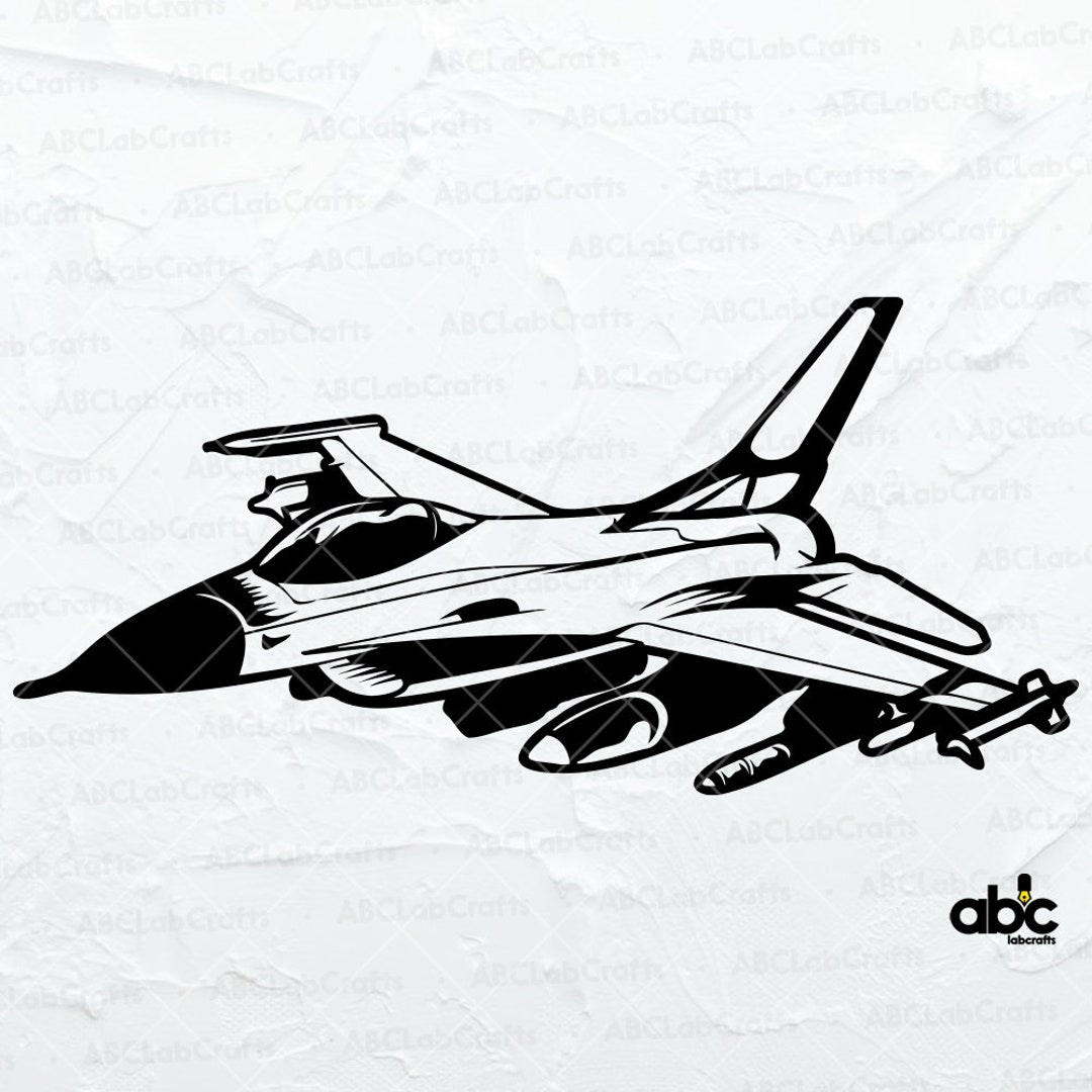 Fighter Jet Svg File | Combat Plane Svg | United States Air Force | Air ...