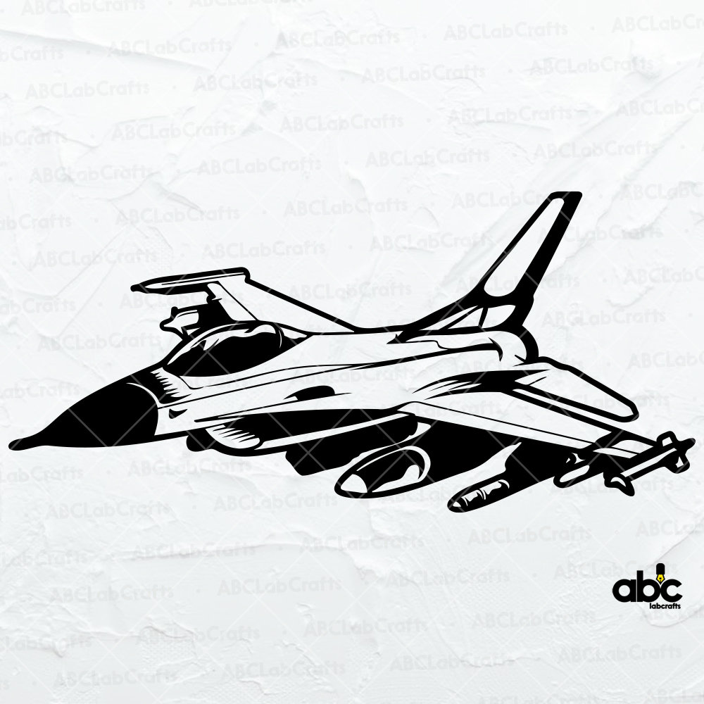 Fighter Jet Svg File Combat Plane Svg United States Air - Etsy Israel