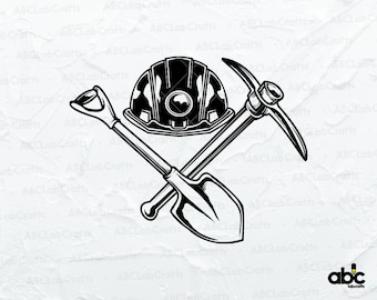 Mining Tools Svg File Mining Clipart Mining Cut Files Mining Shirt ...