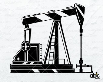 Oil Rig Svg Oil Derrick Svg Oil Field Svg Oil Pump Svg Oil Drilling Svg ...