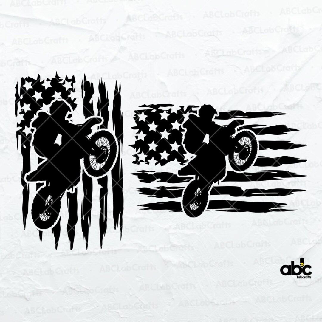 US Motorcross Svg File | Extreme Motorcross Clipart | Motorcross Svg ...