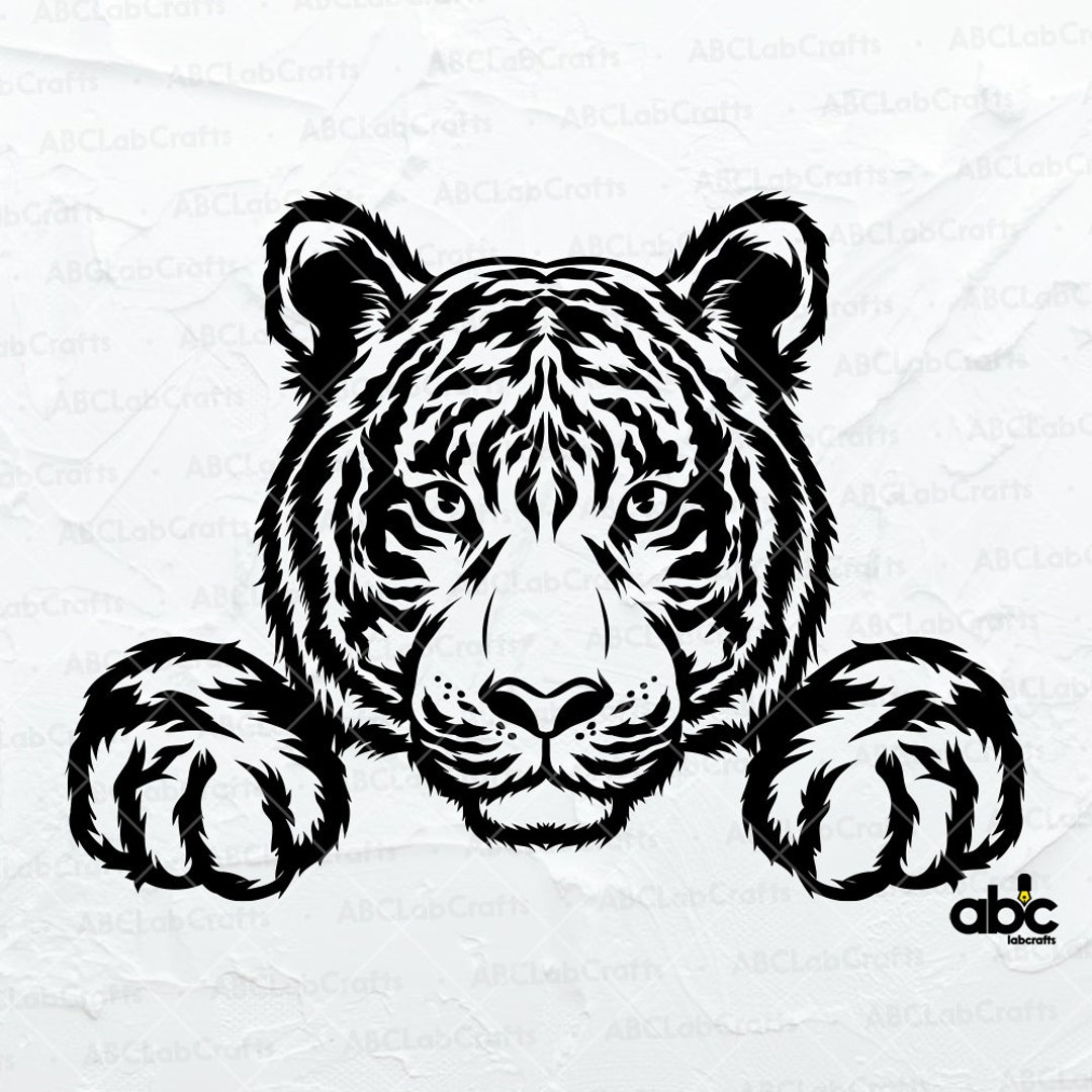 Cute Tiger Svg File | Wild Animal Svg | Tiger Png | Animal Svg | Tiger ...