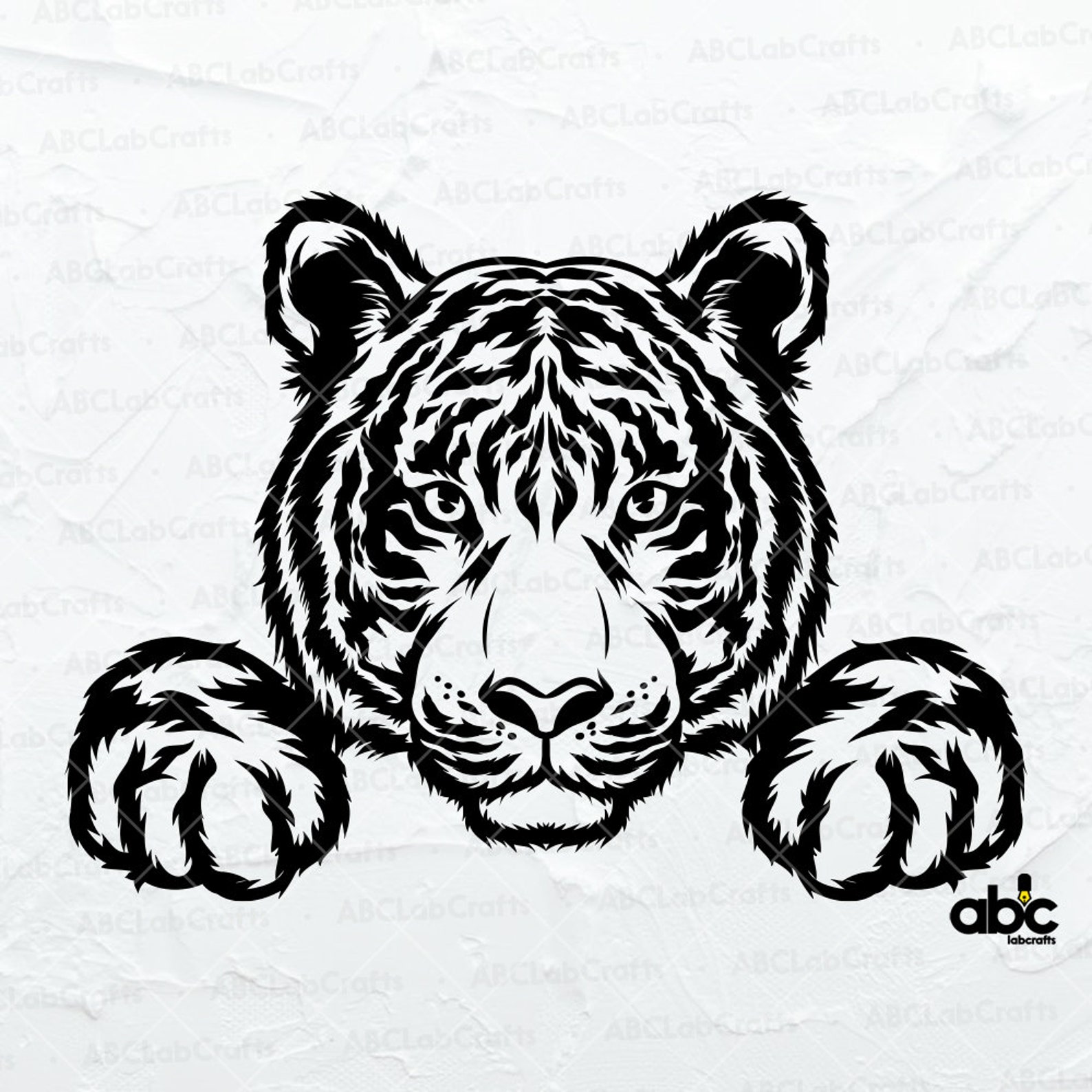 Cute Tiger Svg File Wild Animal Svg Tiger Png Animal Svg - Etsy