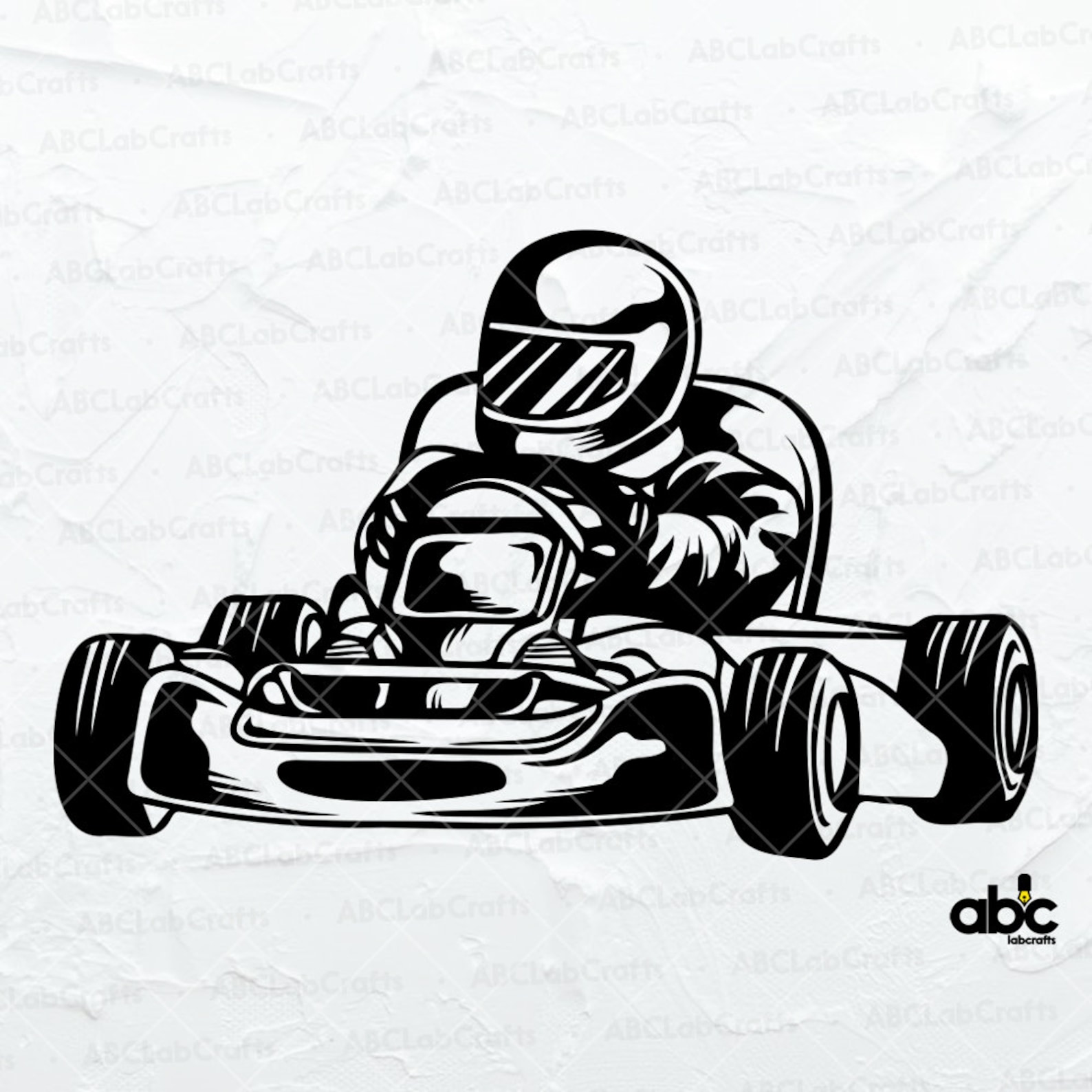 Go Kart Riding Svg File Go Kart Files for Cricut Go Kart Svg Files for ...