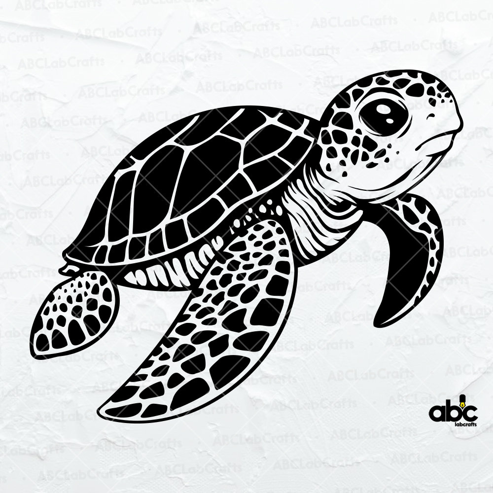 Sea Turtle Svg File Turtle Svg Turtle Clipart Turtle - Etsy Canada