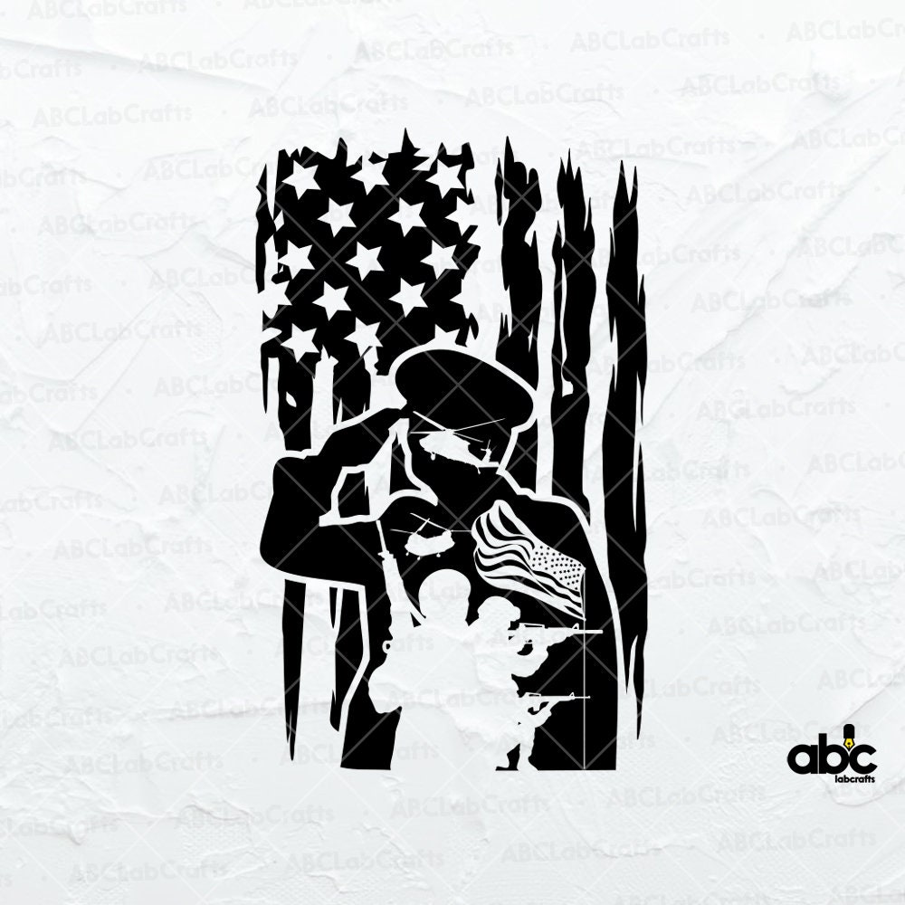 US Soldier Svg File American Troops Svg United States - Etsy
