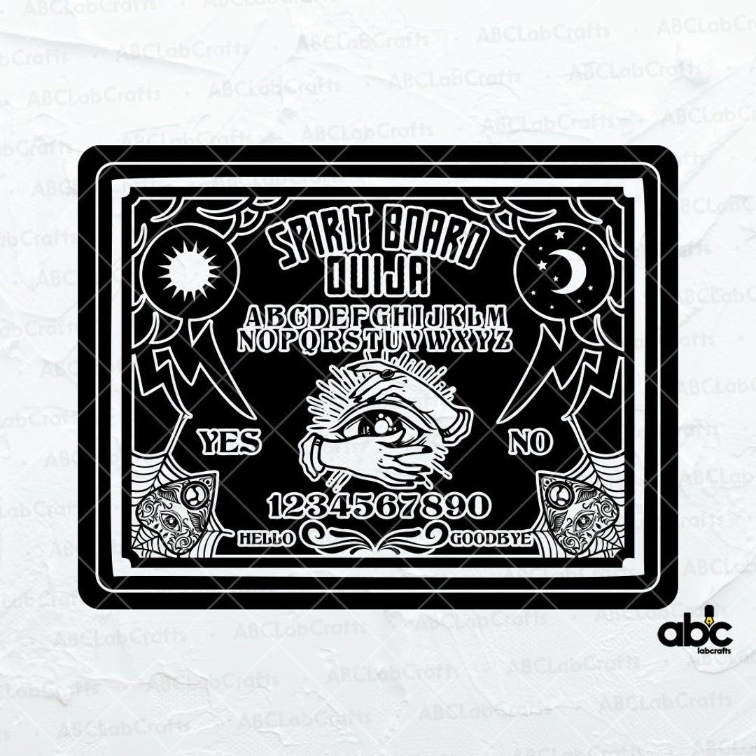 Spirit Ouija Board Svg File | Halloween Svg | Creepy Svg | Dead Spirit ...