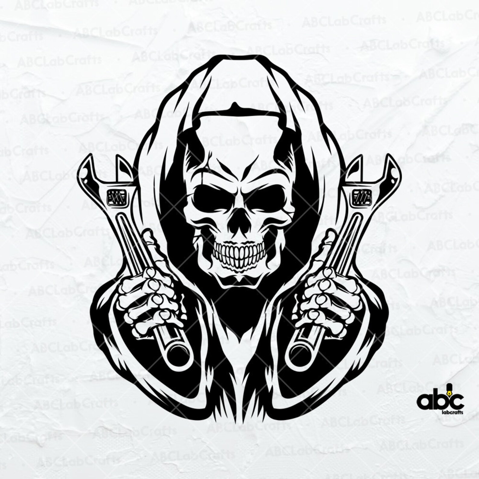 Mechanic Svg File | Grim Mechanic Svg | Mechanic Shirt Svg | Mechanic ...