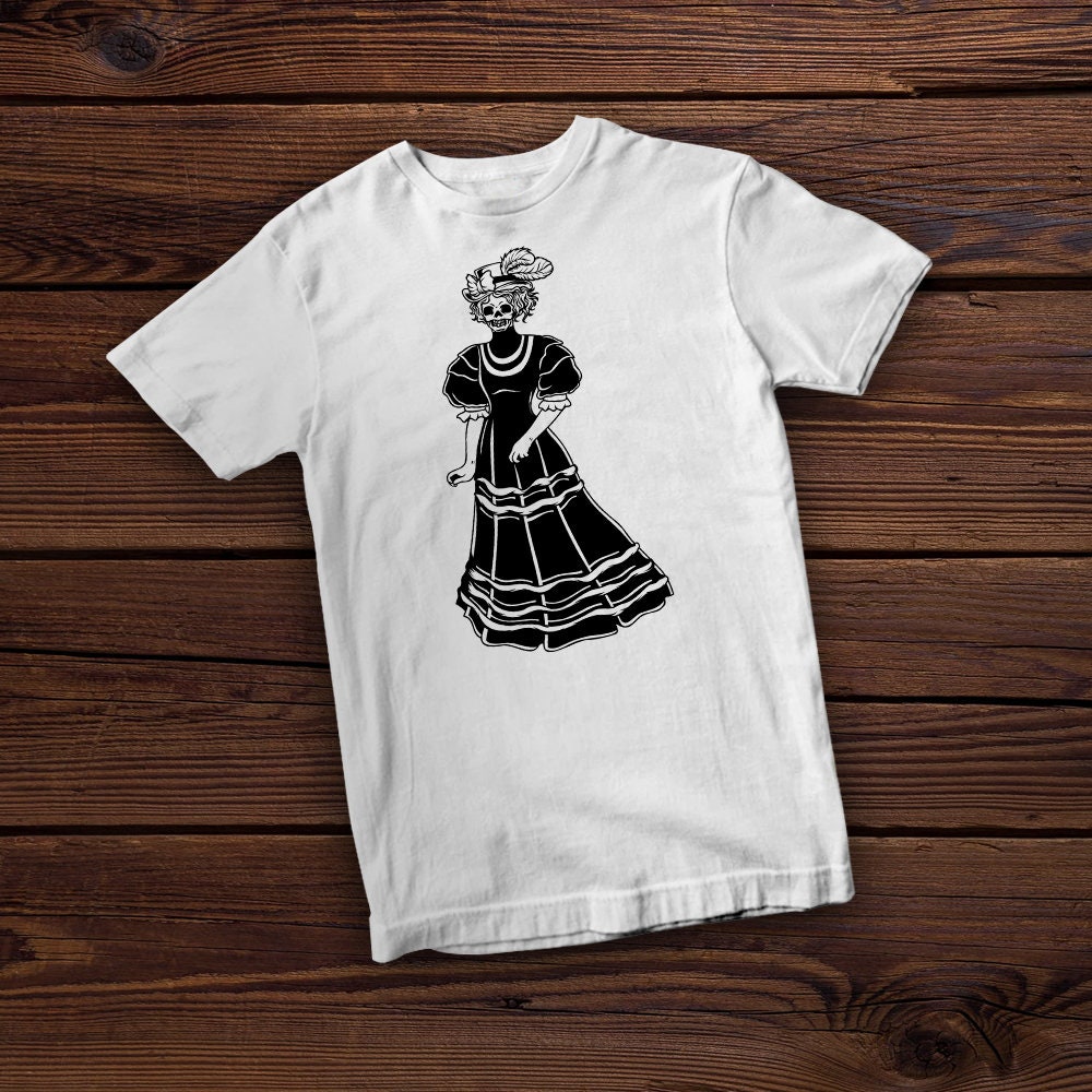 Victorian Skeleton Woman Svg File Gothic Lady Svg Skeleton - Etsy Hong Kong