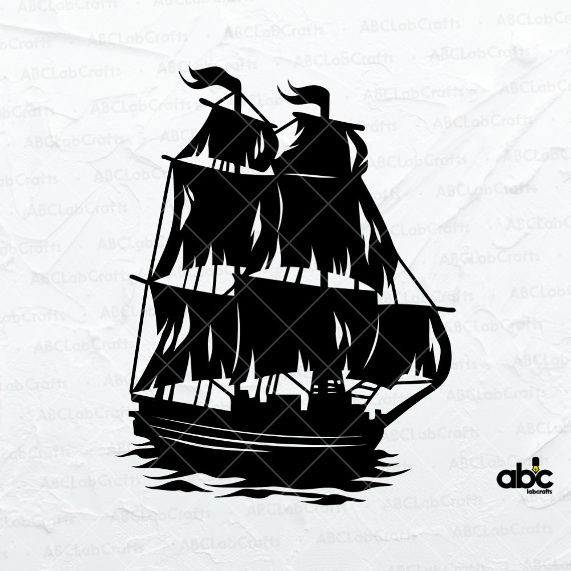 Pirate Ship Svg File Ship Svg Piracy Svg Sail Svg - Etsy