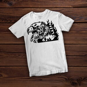 Eagle Fire Fighter Svg File | Fireman Svg | Fireman Dad Svg | Rescue ...